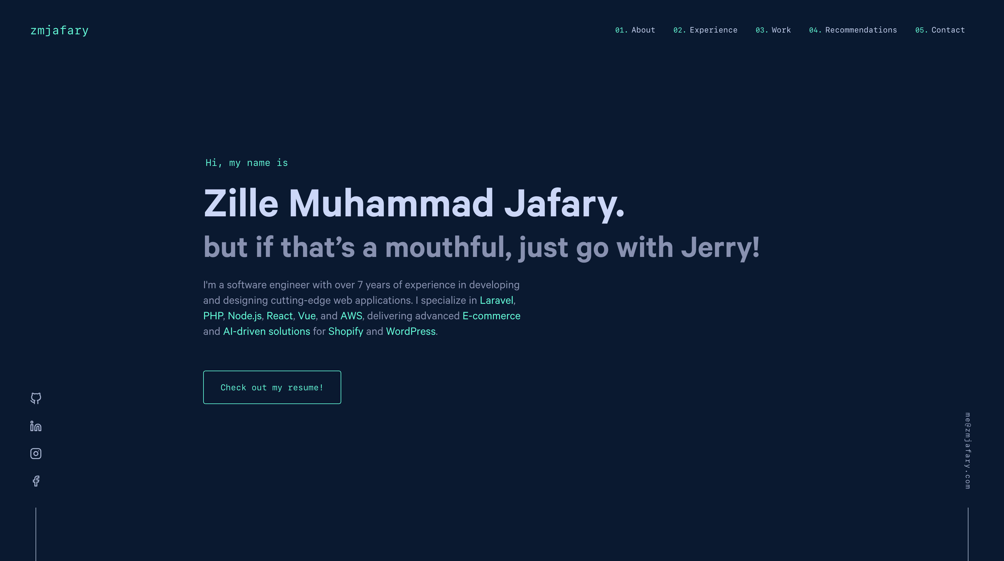 Zille Muhamamd Jafary